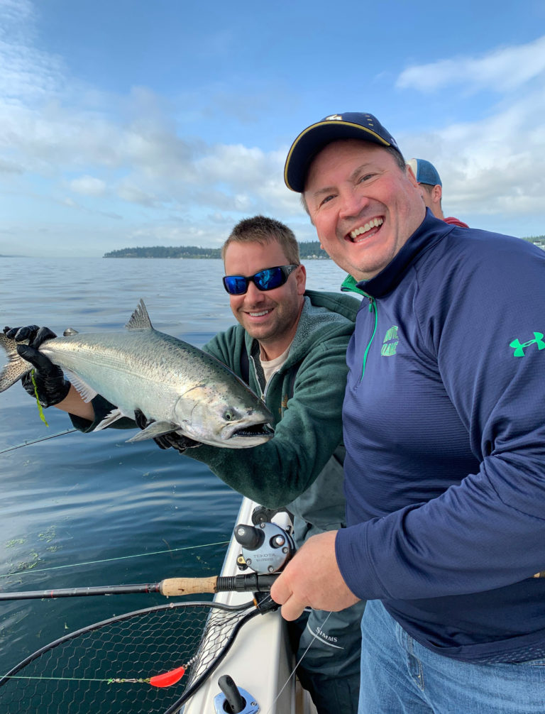 Mooching for Pink, Coho and Chinook Salmon in One Day!