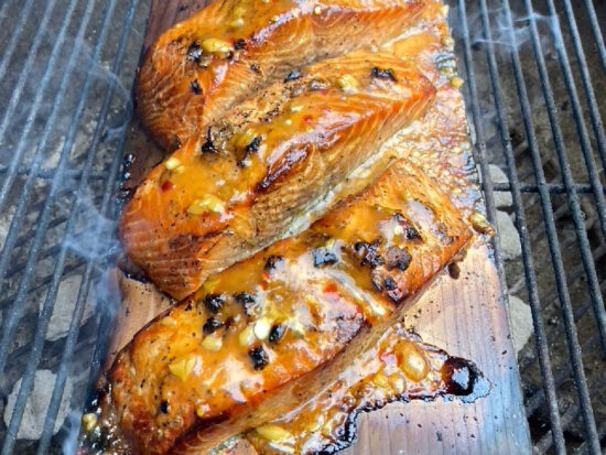 Perfectly Grilled Salmon on a Cedar Plank – Delicious Recipe!